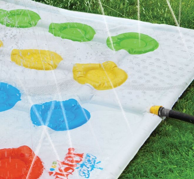 Twister Splash gra ogrodowa mata wodna zraszająca Hasbro - ERLI.pl