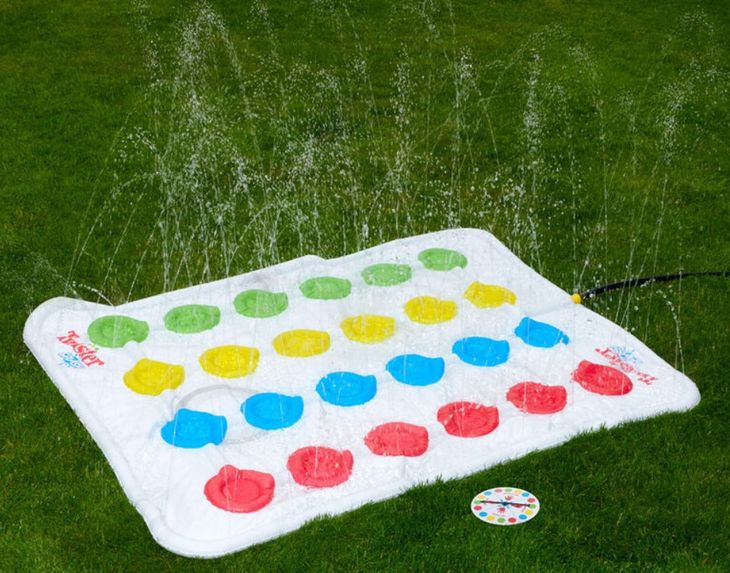 Twister Splash gra ogrodowa mata wodna zraszająca Hasbro - ERLI.pl