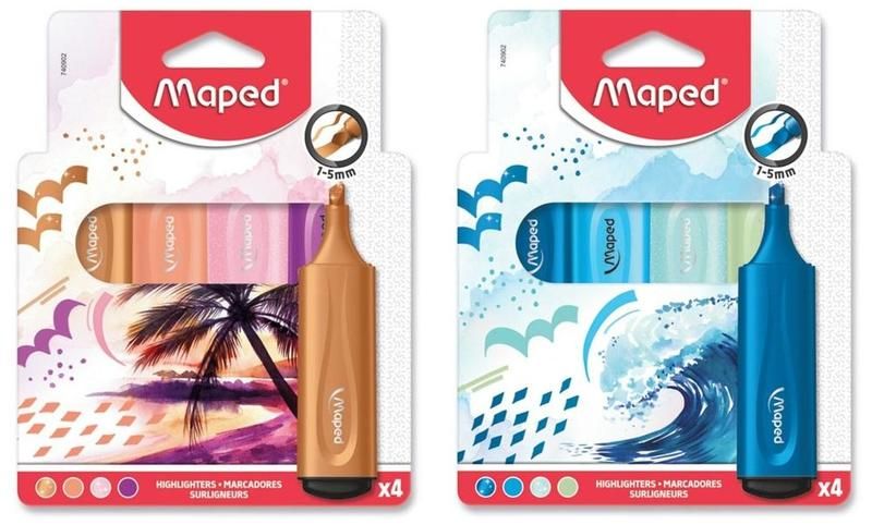 Zakreślacze Fluo Peps Pen trzy mixy po 4kol. Maped - ERLI.pl