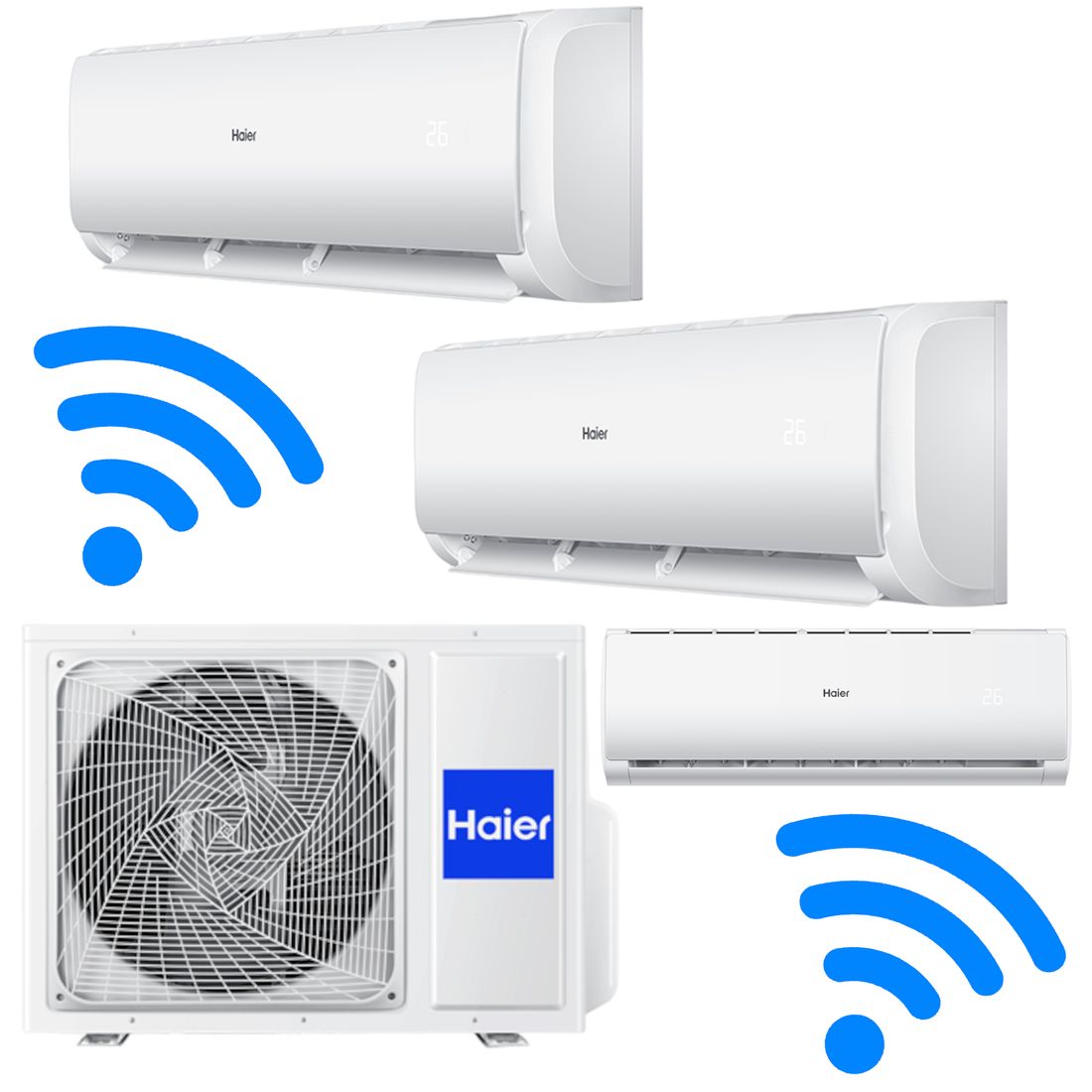 Klimatyzacja HAIER Tayga Plus 2,6kW Wifi+Pilot - ERLI.pl