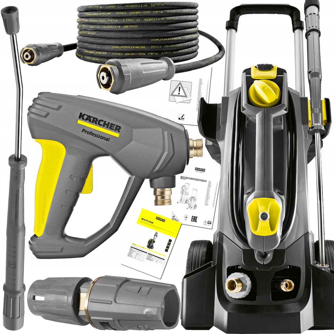 MYJKA CIŚNIENIOWA MOCNA Karcher HD 5/15 C PLUS - ERLI.pl