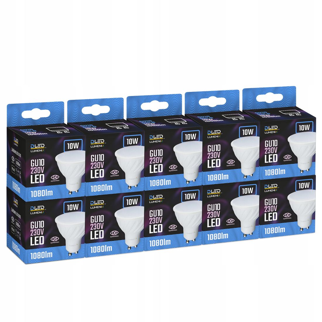 Żarówka GU10 LED 10W MOCNA Neutralna Biała ZESTAW - ERLI.pl Żarówka GU10 LED 10W MOCNA Neutralna Biała ZESTAW - ERLI.pl