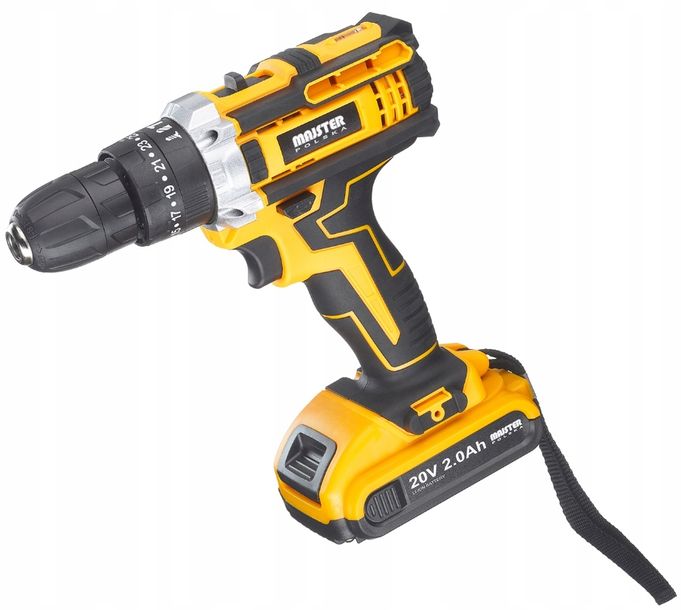 WIERTARKO WKRĘTARKA AKUMULATOROWA 21V 2X AKU PRAWDZIWY UDAR MAJSTER ...