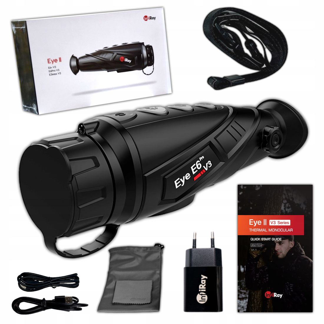 Termowizor kamera monokular INFIRAY EYE E6 PRO V3 - ERLI.pl