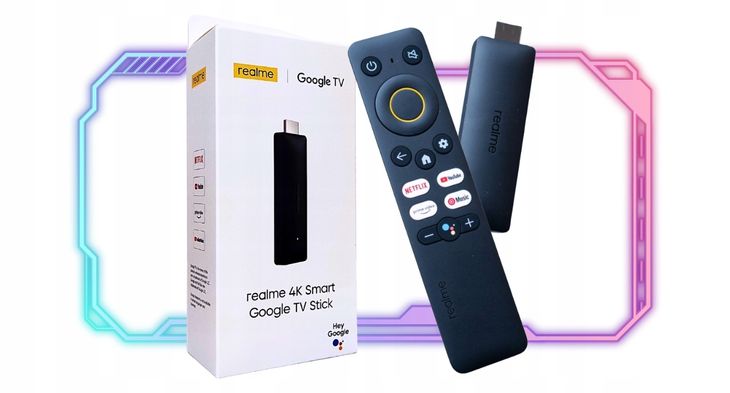 REALME SMART TV STICK 4K HDMI GOOGLE - ERLI.pl