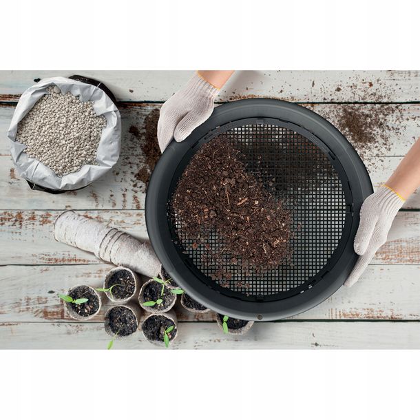 Sito ogrodowe regulacja przesiewanie ziemi kompost - ERLI.pl