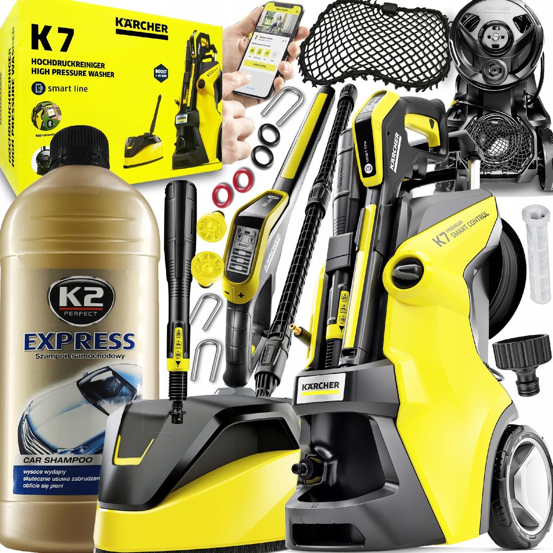 MYJKA CIŚNIENIOWA KARCHER K 7 PREMIUM SMART ZESTAW - ERLI.pl MYJKA CIŚNIENIOWA KARCHER K 7 PREMIUM SMART ZESTAW - ERLI.pl
