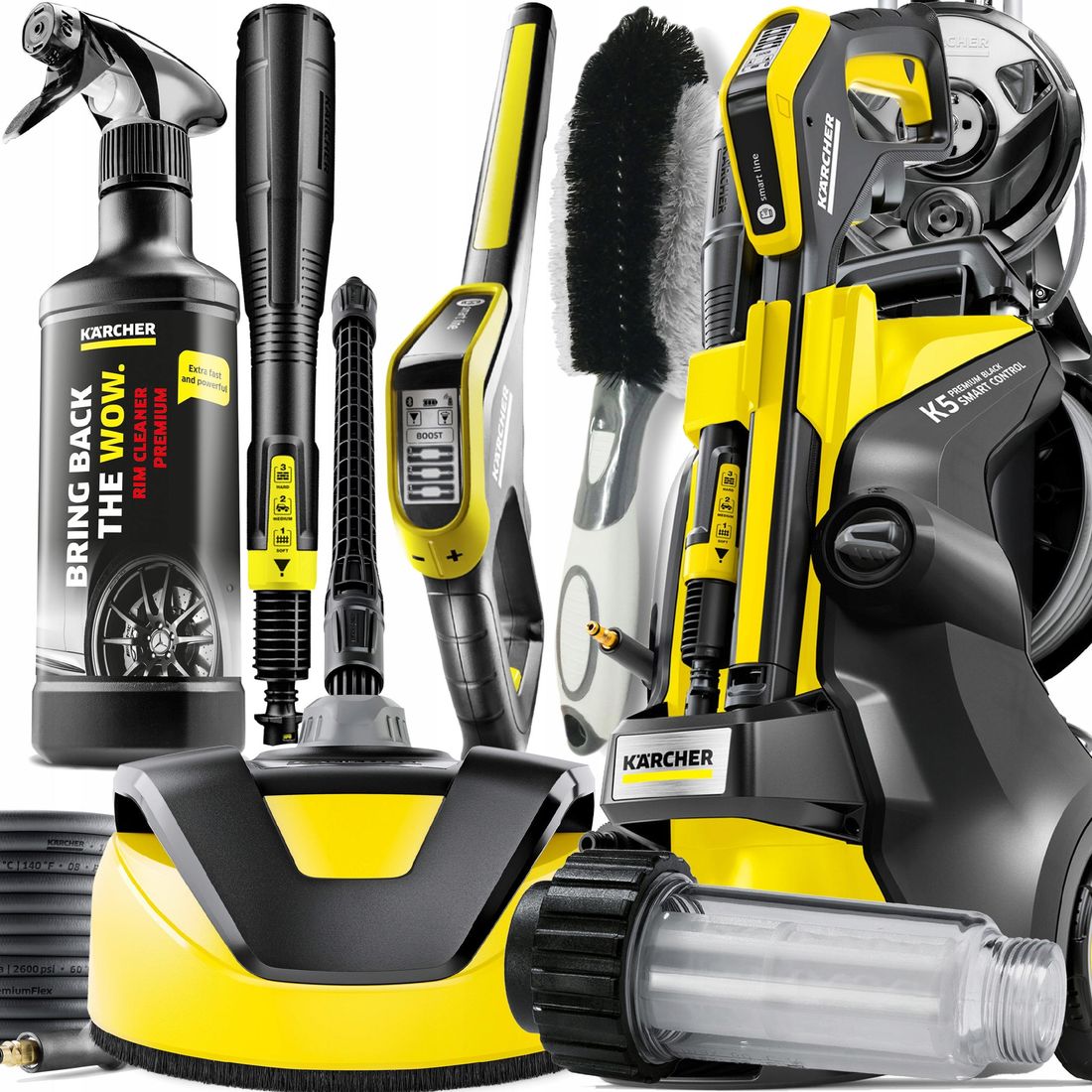 MYJKA CIŚNIENIOWA KARCHER K 5 NOWY MODEL ZESTAW - ERLI.pl