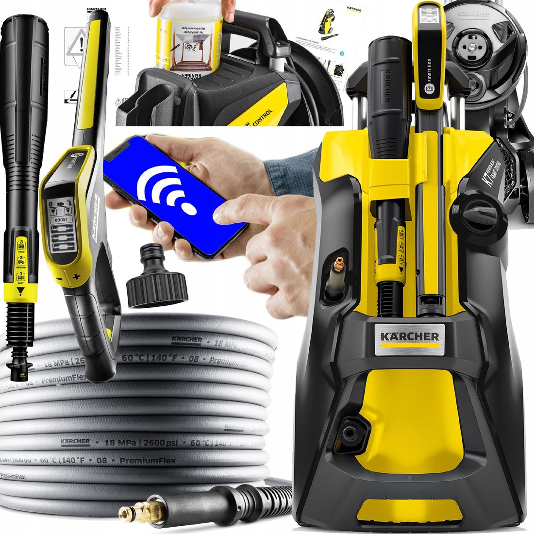 NAJNOWSZA MYJKA KARCHER K 7 ZWIJACZ 2024 T-RACER - ERLI.pl