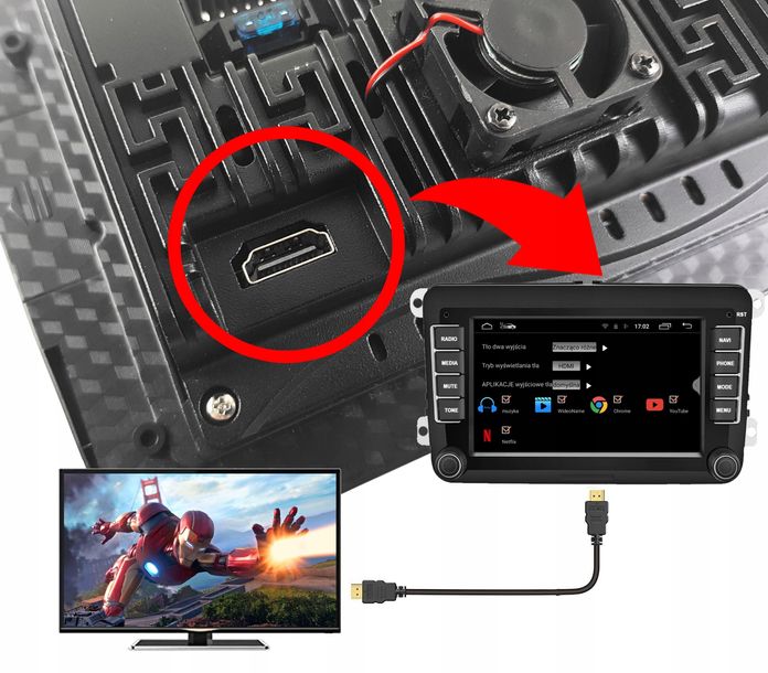 RADIO NAWIGACJA 7'' DO GOLF VI VW PASSAT B6 B7 GPS - ERLI.pl