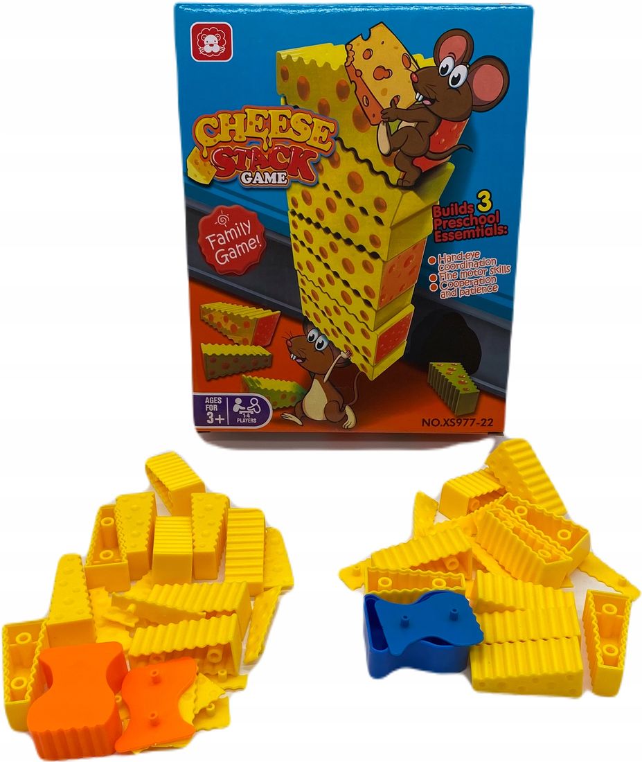Gra zręcznościowa Cheese Stack Game – 150889359 - ERLI.pl
