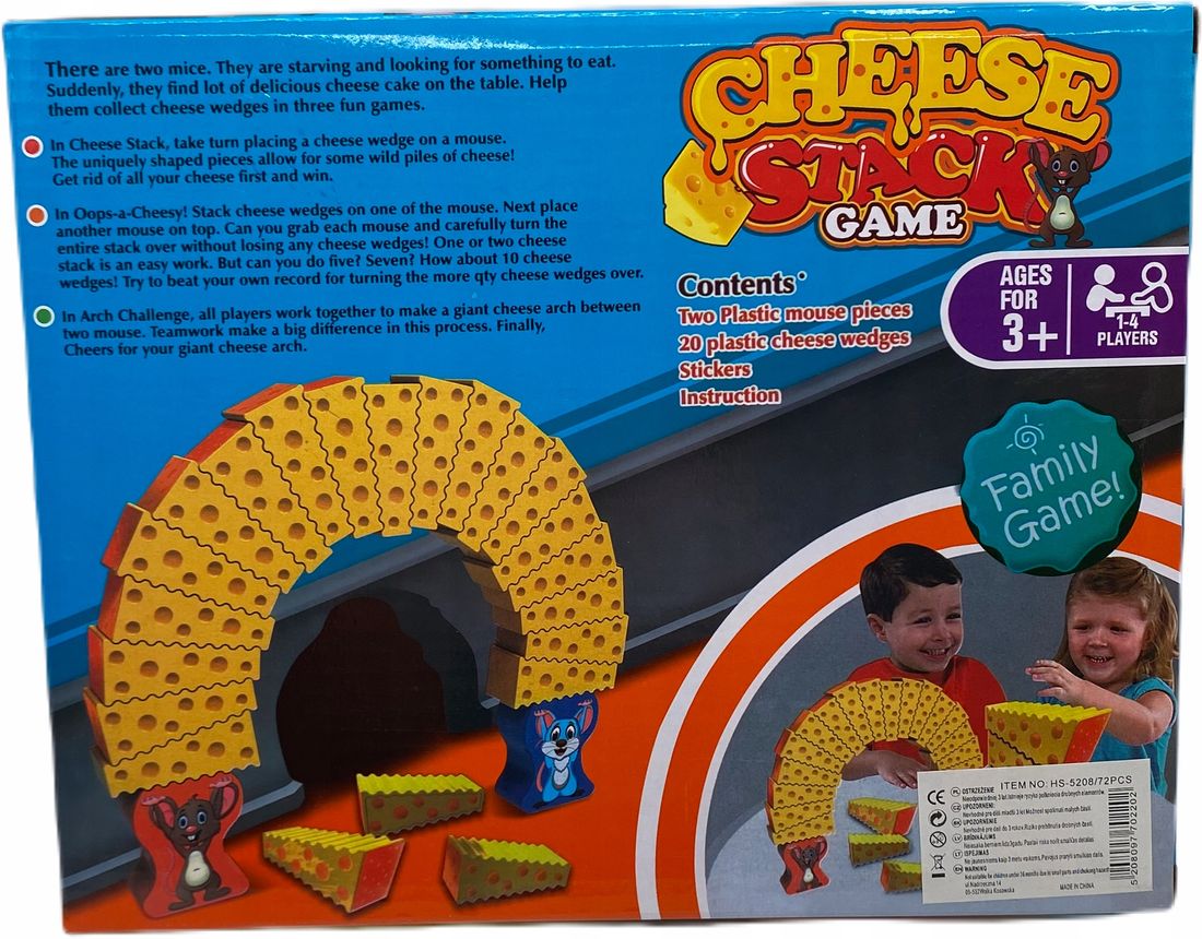 Gra zręcznościowa Cheese Stack Game – 150889359 - ERLI.pl