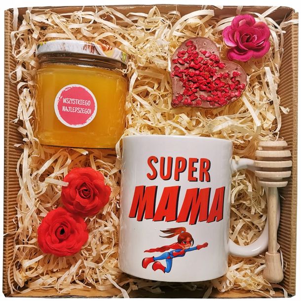ORYGINALNY PREZENT DLA MAMY ZESTAW NA URODZINY – 150360842 - ERLI.pl