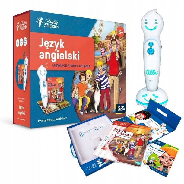 ALBIK ZESTAW KSIĄŻKA JĘZYK ANGIELSKI PIÓRO 6+ - ERLI.pl ALBIK ZESTAW KSIĄŻKA JĘZYK ANGIELSKI PIÓRO 6+ - ERLI.pl