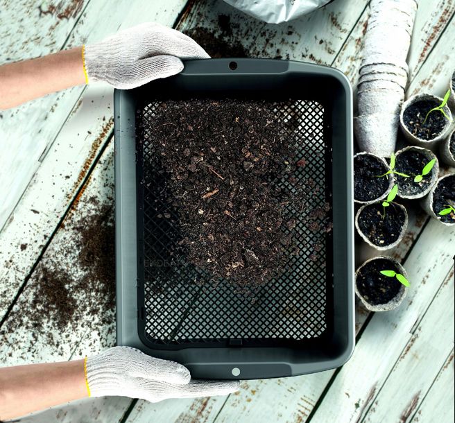 SITO OGRODOWE do przesiewania kompostu Z REGULACJĄ - ERLI.pl