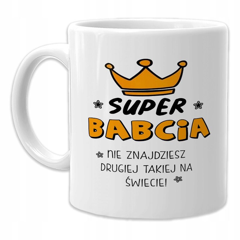 Kubek z nadrukiem grafiką prezent Dzień Babci Dziadka różne wzory - ERLI.pl