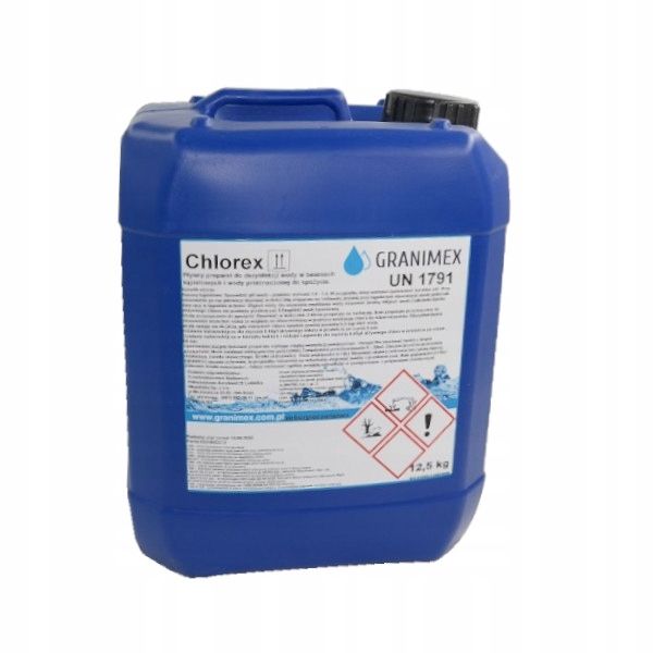 Chlor do rur wodociągowych CHLOREX PŁYN 25 KG – 150897941 - ERLI.pl