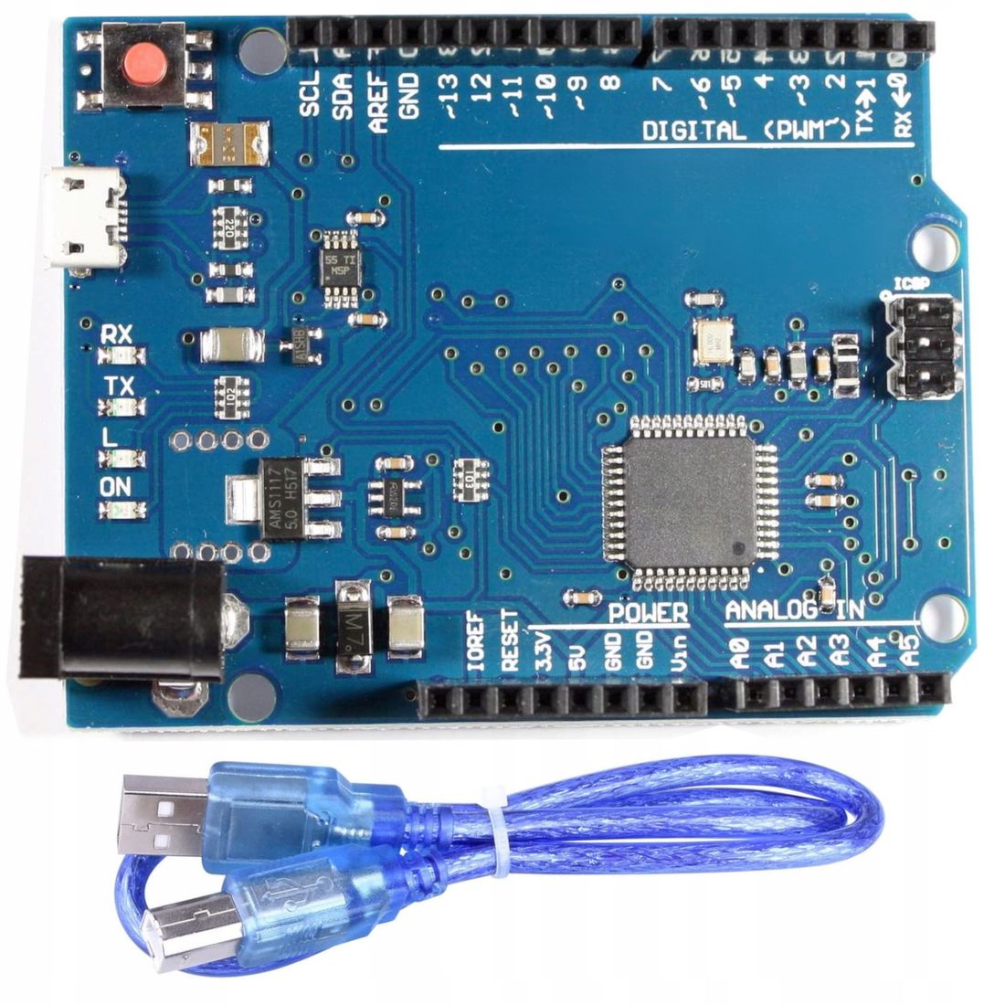 LEONARDO R3 Atmel Atmega32u4 AVR Zgodny Z ARDUINO - ERLI.pl LEONARDO R3 Atmel Atmega32u4 AVR Zgodny Z ARDUINO - ERLI.pl