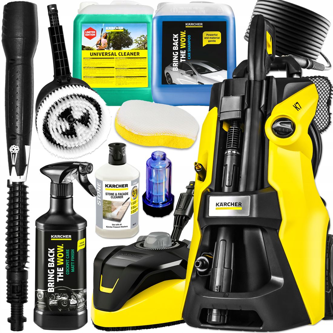 MYJKA CIŚNIENIOWA KARCHER K 7 LANCA Z DYSZĄ ZESTAW - ERLI.pl