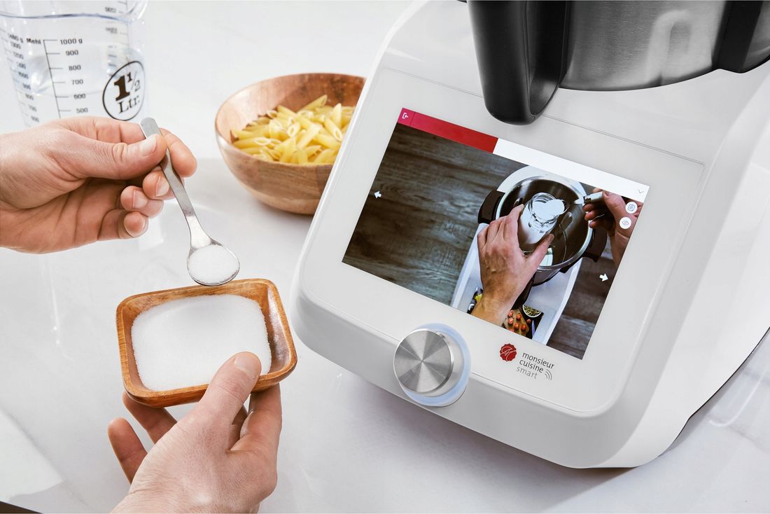Robot Lidlomix 2024 Monsieur Cuisine Smart 8 cali uchwyt biały raty ...