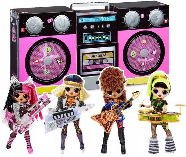 LOL SURPRISE BOOMBOX REMIX ZESTAW LALKI 70 O.M.G – 151045465 - ERLI.pl
