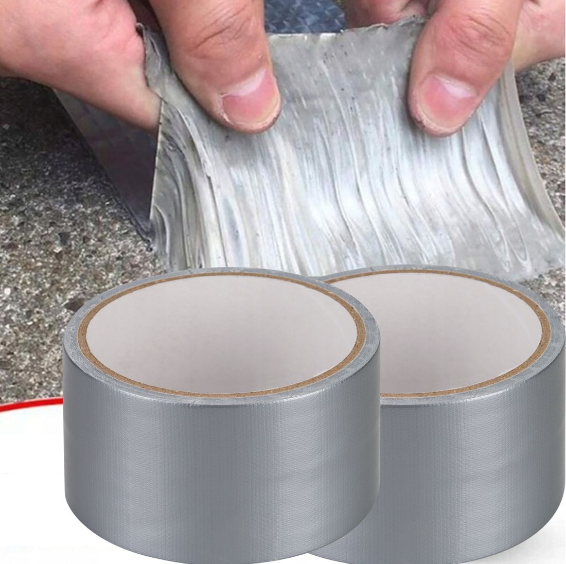 SILNA TAŚMA Z FOLI ALUMINIOWEJ DO NAPRAW RUR 10M - ERLI.pl