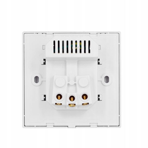 GNIAZDKO SZKLANE Z 2x USB ZŁOTE KONTAKT + PUSZKA - ERLI.pl