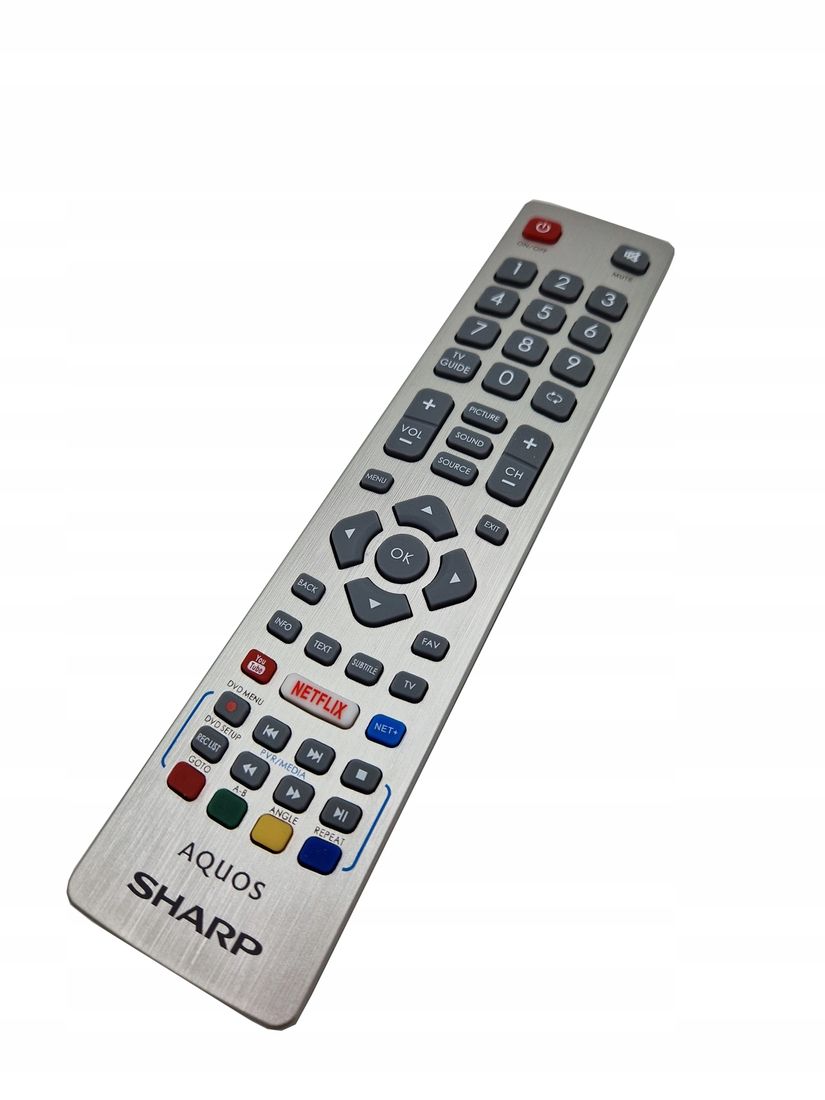 PILOT SHARP AQUOS ORYGINAŁ PODCZERWIEŃ SMART TV – 151147882 - ERLI.pl