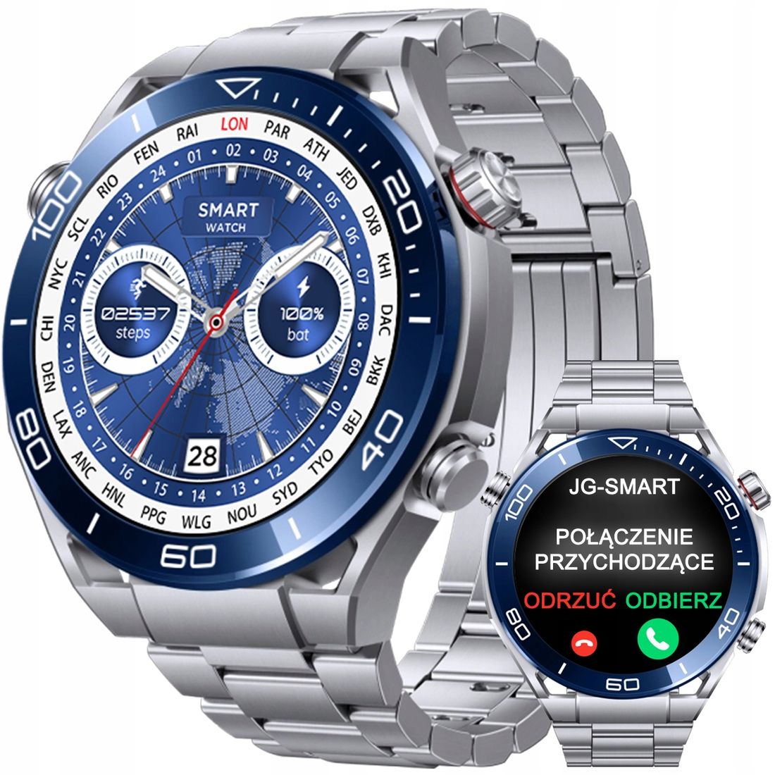 Smartwatch zegarek męski KARDIOWATCH MENUPL CUKIER - ERLI.pl