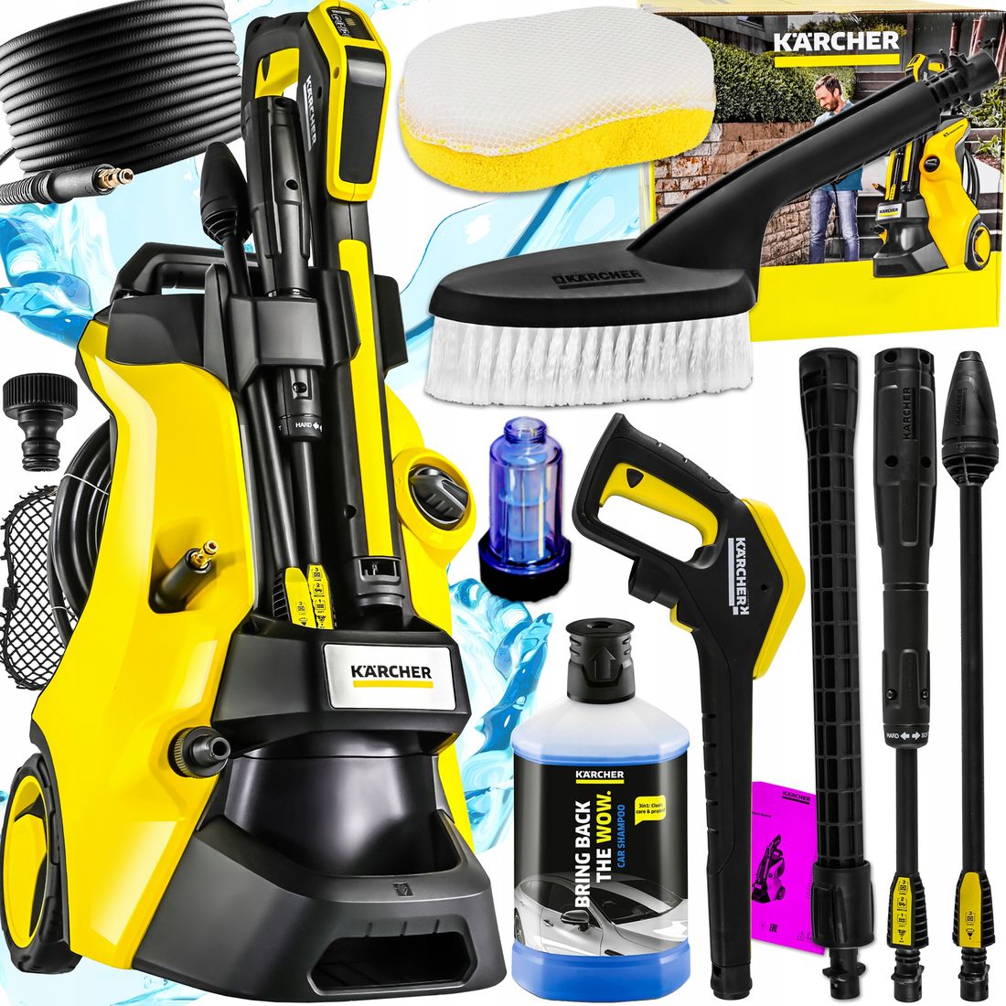 MYJKA CIŚNIENIOWA K 5 POWER CONTROL KARCHER 2500W NAJNOWSZY MODEL ZESTAW XL - ERLI.pl