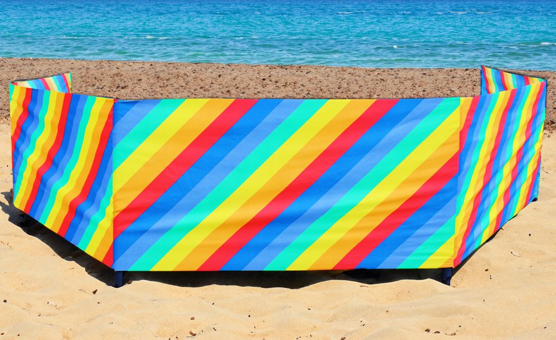 PARAWAN PLAŻOWY 6M NA PLAŻE PARAWANY MATA PIKNIK - ERLI.pl