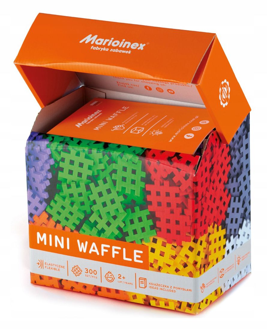 Kreatywne Klocki Marioinex Wafle Mini, 300 szt - ERLI.pl