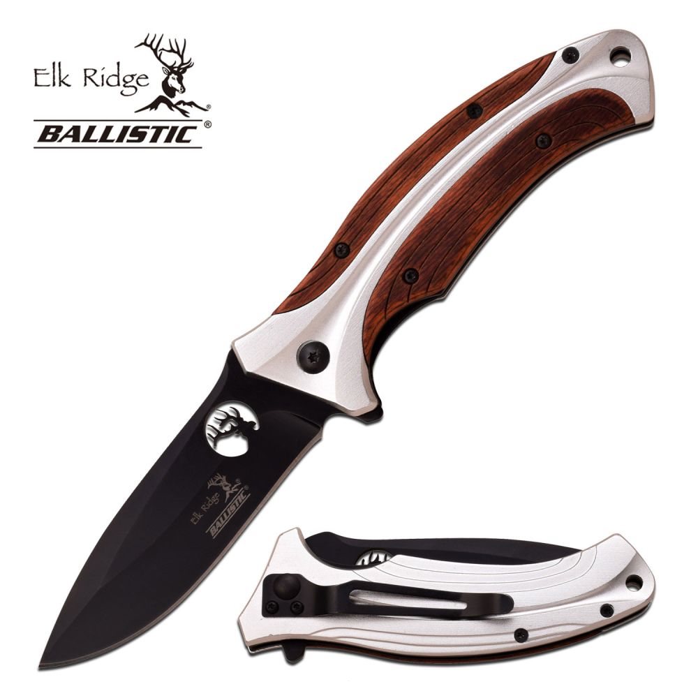 NÓŻ MYŚLIWSKI PROF OSTRZE SKŁADANE ELK RIDGE ER-A155BW - ERLI.pl