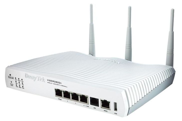 Router WIFI Draytek Vigor 2820N 2xWAN Firewall - ERLI.pl Router WIFI Draytek Vigor 2820N 2xWAN Firewall - ERLI.pl