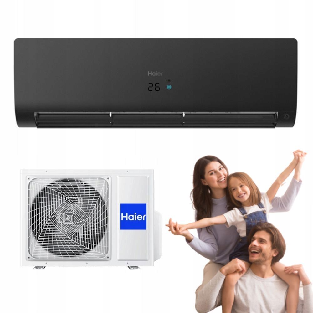 Klimatyzator HAIER FLEXIS BLACK MATT Plus 2,6/3,2 - ERLI.pl