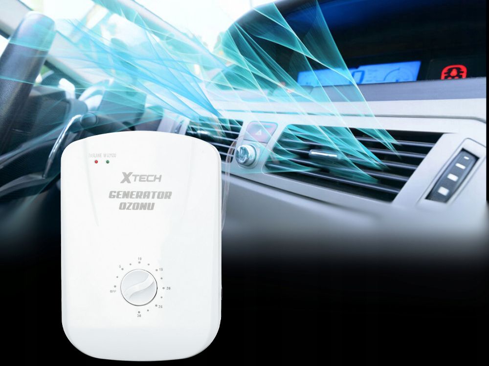 OZONATOR DO SAMOCHODU ŻYWNOŚCI GENERATOR OZONU MOC - ERLI.pl