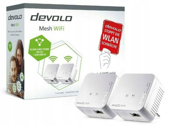 Transmitery sieciowe Devolo MINI MESH WiFi - ERLI.pl