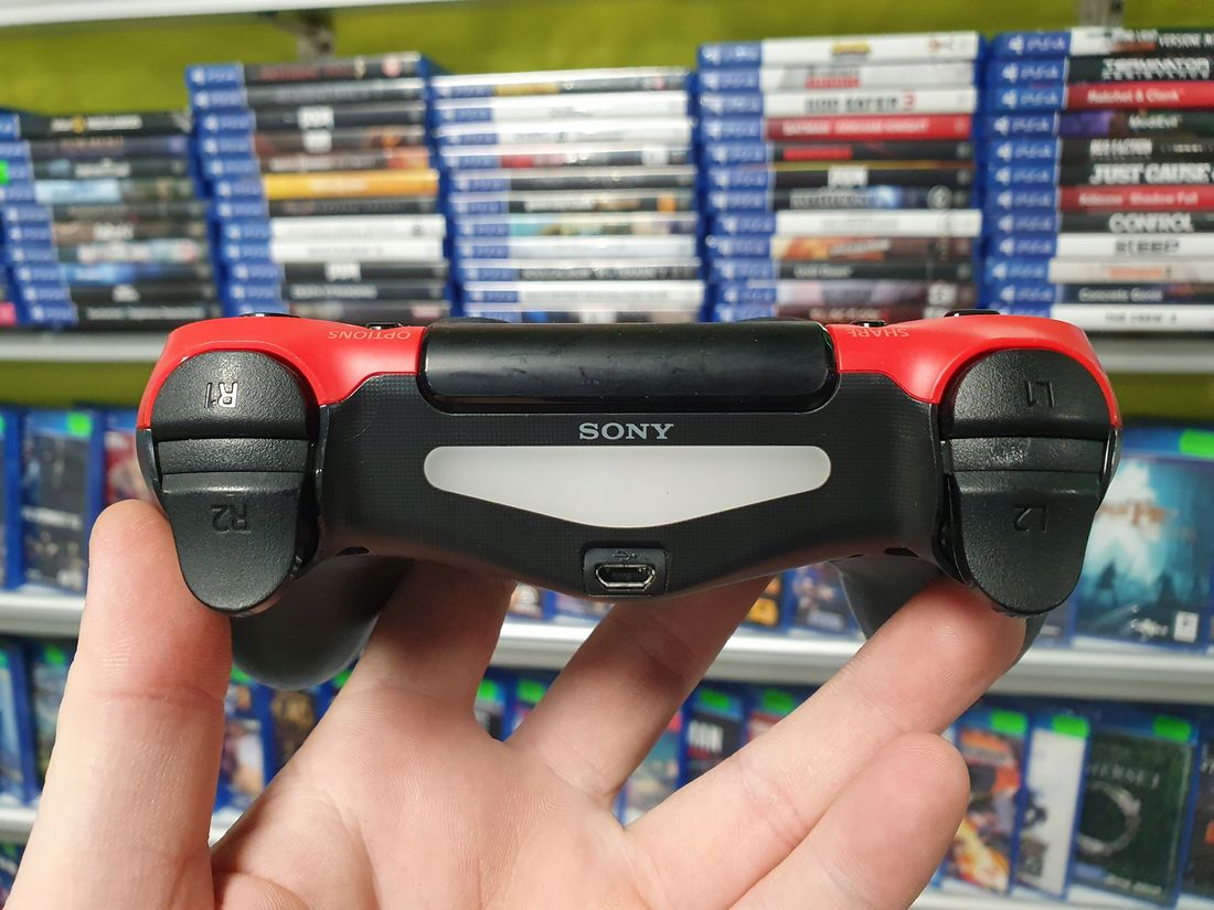 100% ORYGINALNY PAD PS4 DUALSHOCK 4 CZERWONY – 165327267 - ERLI.pl