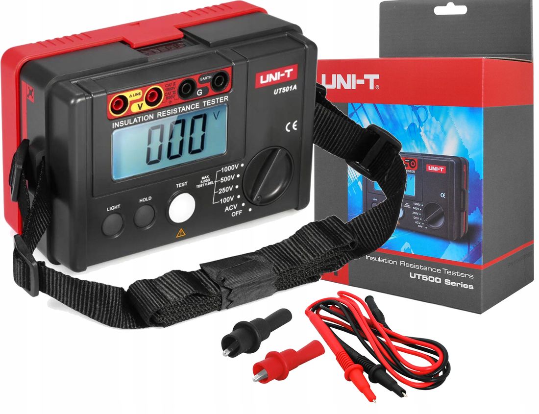 MIERNIK REZYSTANCJI IZOLACJI UNI-T UT501A AUTOMAT - ERLI.pl