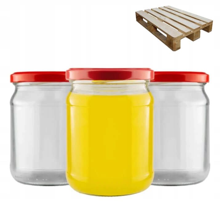 PÓŁPALETA SŁOIK 520ml 576szt - 72 ZGRZEWKI – 152713946 - ERLI.pl