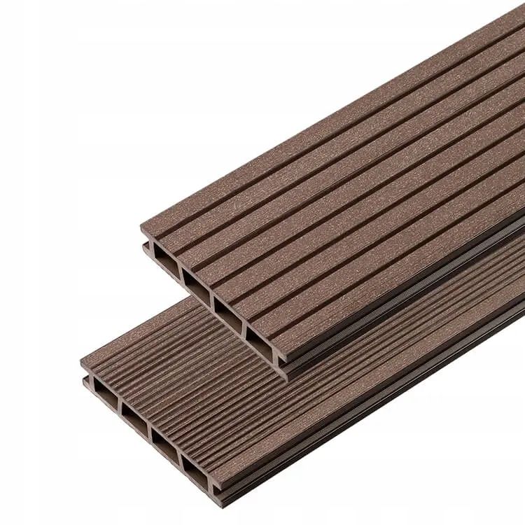 Deska tarasowa PVC Brąz - 4 m (1 mb) deski kompozytowe taras WPC - ERLI.pl