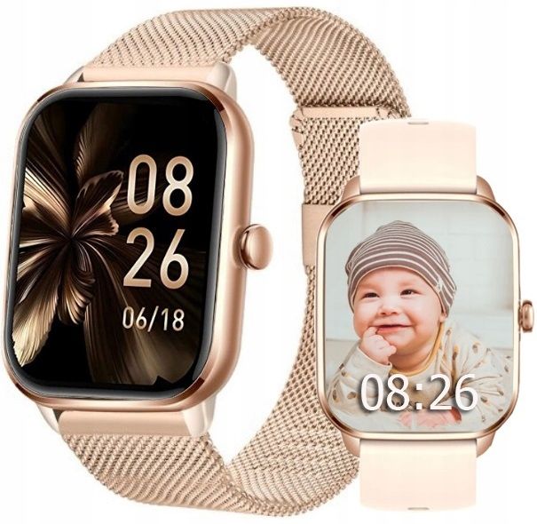 SMARTWATCH ELEGANCKI ZEGAREK DAMSKI ROZMOWY MENUPL - ERLI.pl SMARTWATCH ELEGANCKI ZEGAREK DAMSKI ROZMOWY MENUPL - ERLI.pl