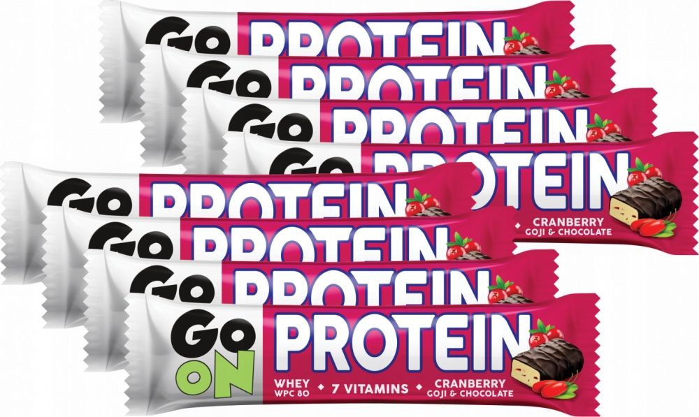 Sante GO ON BATON PROTEINOWY 50g WPC żurawina x8 – 147257285 - ERLI.pl