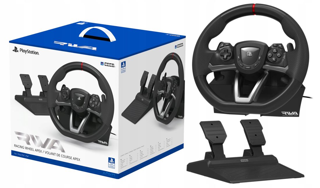 Kierownica PS5 PS4 PC HORI RWA RACING WHEEL APEX - ERLI.pl