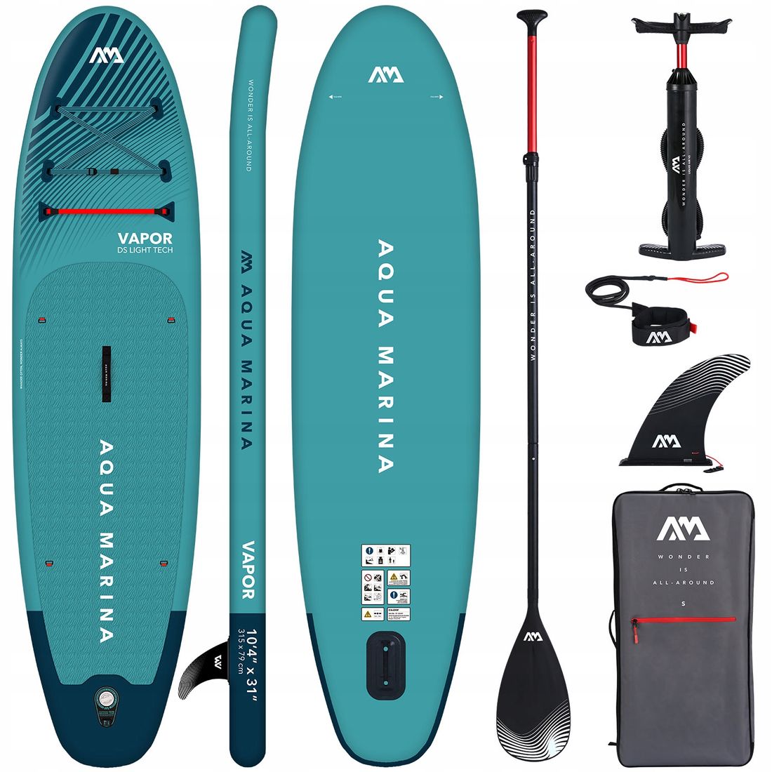 Deska do pływania SUP Board Pompowana Aqua Marina Vapor 10'4 ...