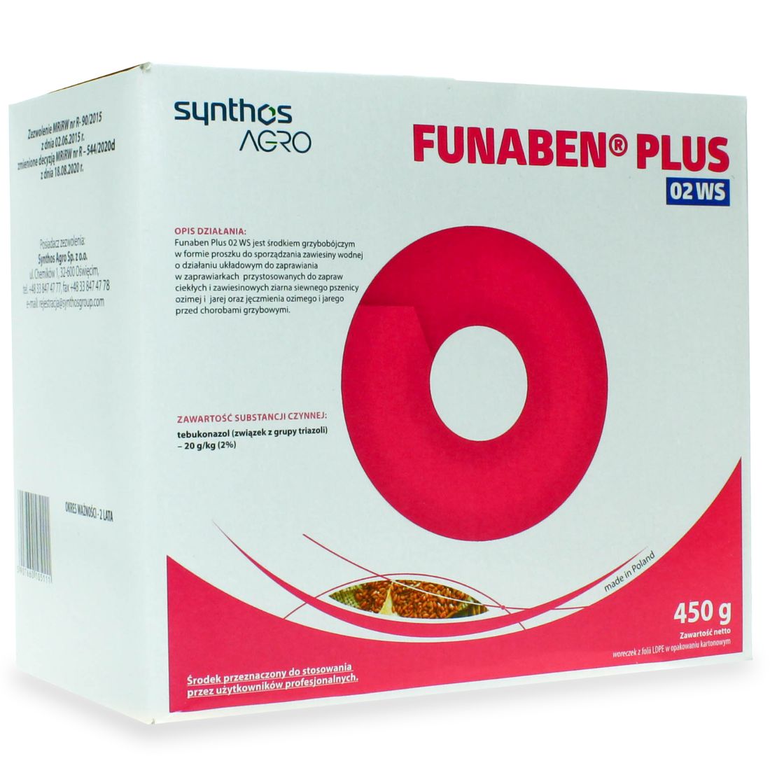 FUNABEN PLUS 02WS 450G ZAPRAWA NASIENNA DO NASION ZBÓŻ - ERLI.pl