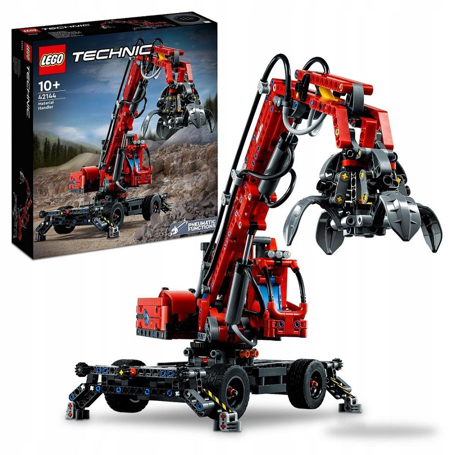 LEGO Technic - Dźwig z chwytakiem 42144 – 153368628 - ERLI.pl