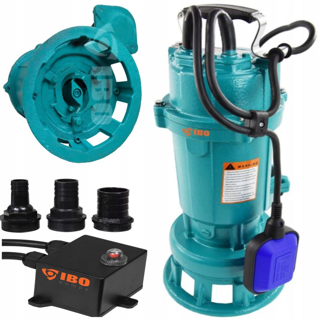 POMPA DO SZAMBA 1500W ROZDRABNIACZ MOCNA DO WODY - ERLI.pl