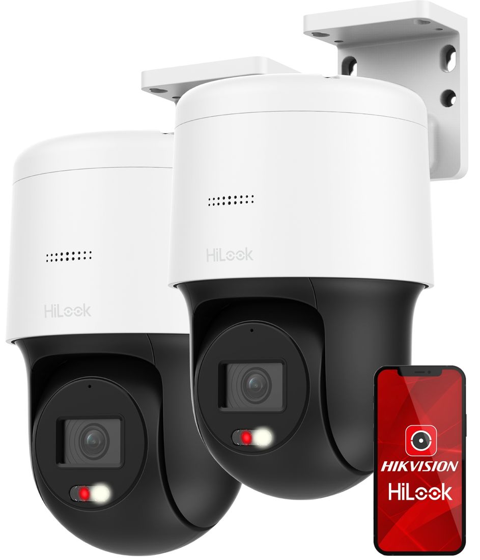 Kamera obrotowa IP 4MPx IR30 Hikvision Zestaw 2szt - ERLI.pl
