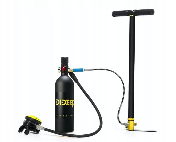 BUTLA DO NURKOWANIA 1L+POMPKA+TORBA CZARNA ZESTAW – 153615816 - ERLI.pl